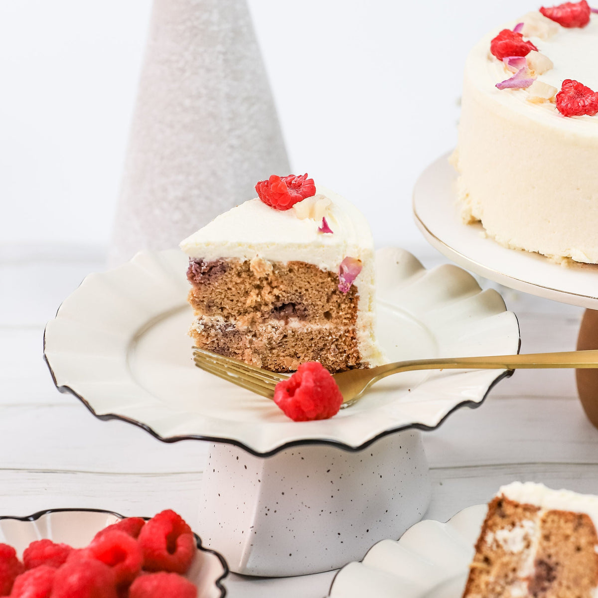 Lychee Raspberry Cake (Gluten Free, No Refined Sugar, All Natural ...